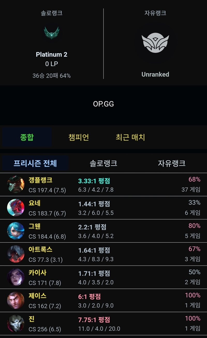 리그오브레전드 인벤 인생 첫 다딱이 도전중 Lol 탑 게시판