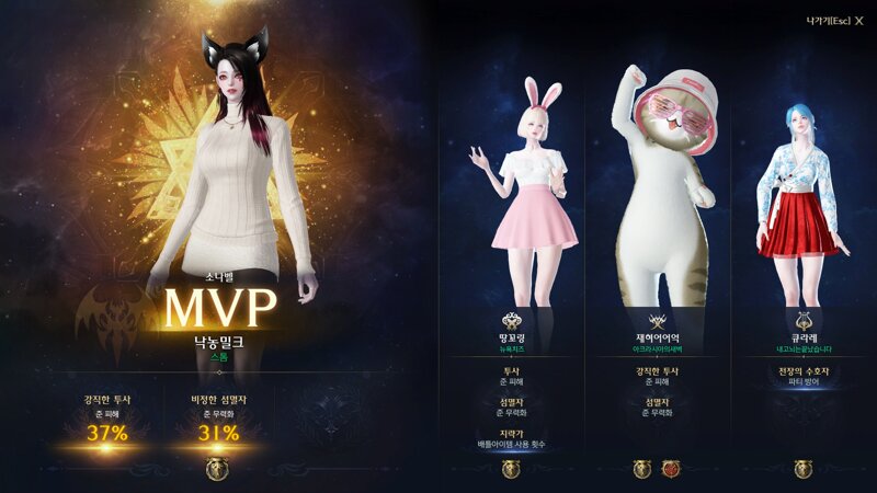 로스트아크 인벤 신규아바타 인겜 스샷 밑 Mvp창 로스트아크 인벤 데모닉 게시판