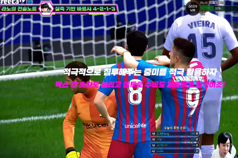Fc 온라인 인벤 실축 기반 전술 바르셀로나 4 2 1 3 소개합니다 Fc 온라인 인벤 팁과 노하우 게시판