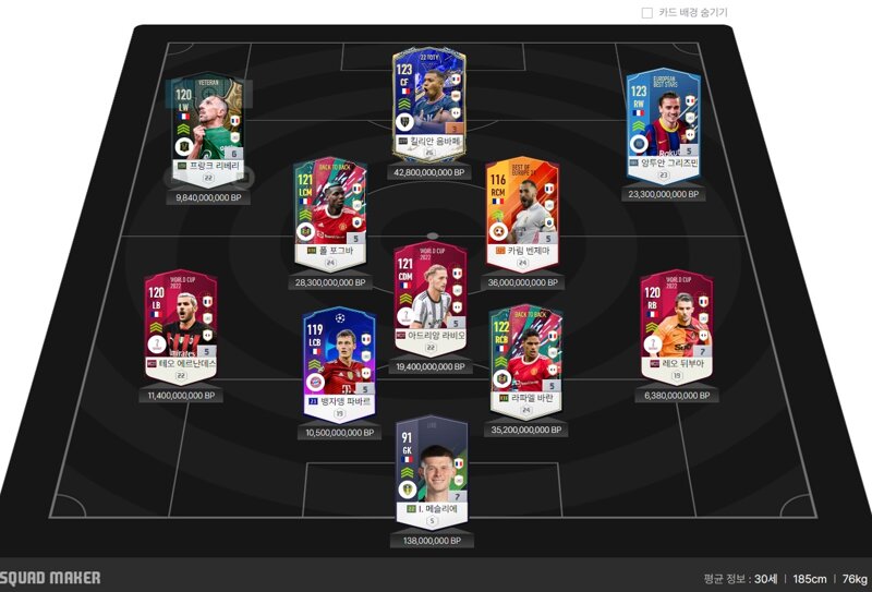 Fc 온라인 인벤 프랑스 2200억 어떤가요 Fc 온라인 인벤 팀전술 평가 상담 게시판