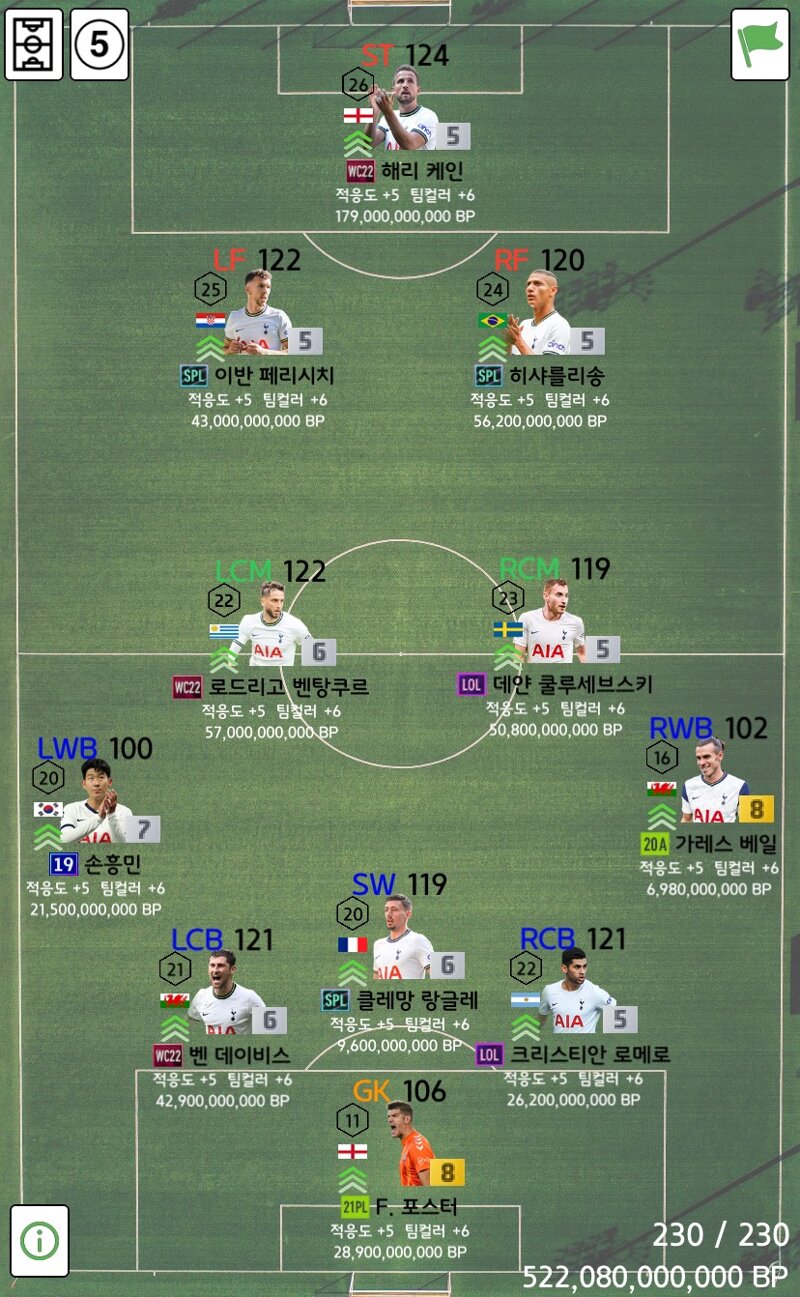 Fc 온라인 인벤 5천억 스쿼드 평가점해주세요 그리고 다른스쿼드추천좀 Fc 온라인 인벤 팀전술 평가 상담 게시판