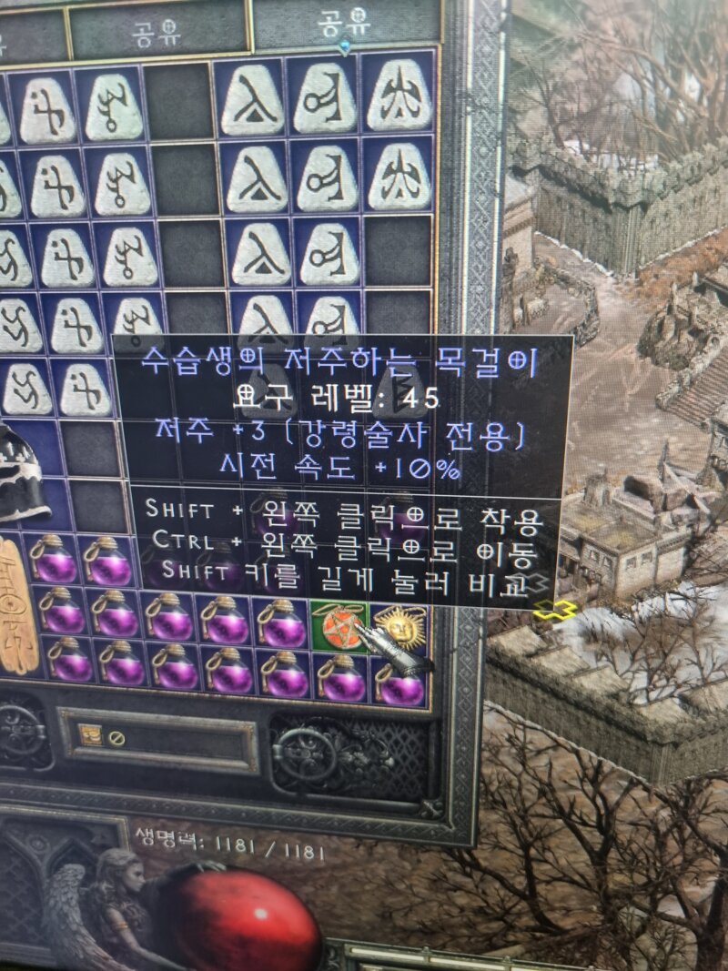 행님들 몇가지만 봐주시옵소서 디아블로2 득템and자랑 게시판 디아블로2 인벤