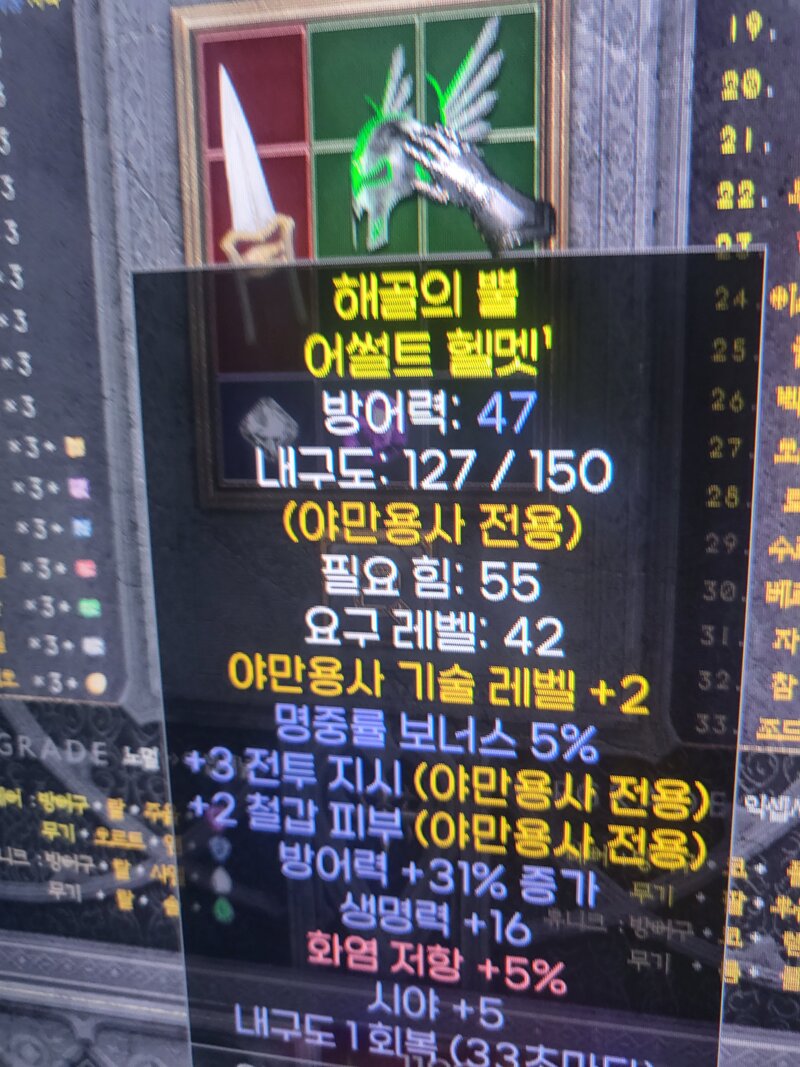 그리님 아뮬2개 뚜껑하나 봐주세요 디아블로2 득템and자랑 게시판 디아블로2 인벤