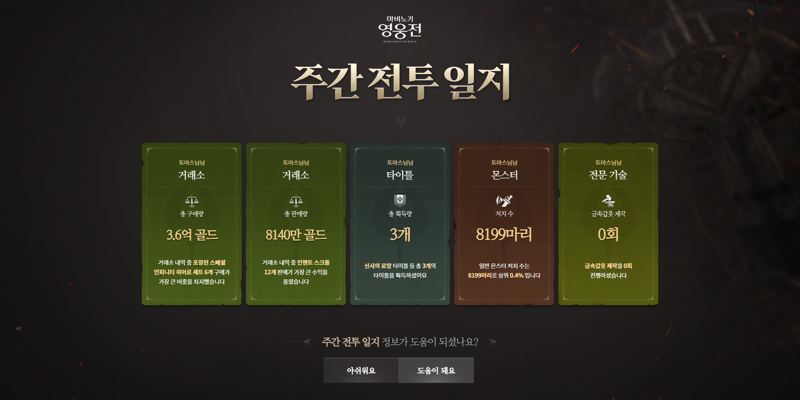 마비노기영웅전 인벤 주간전투일지13 마영전 인벤 이미지링크 게시판