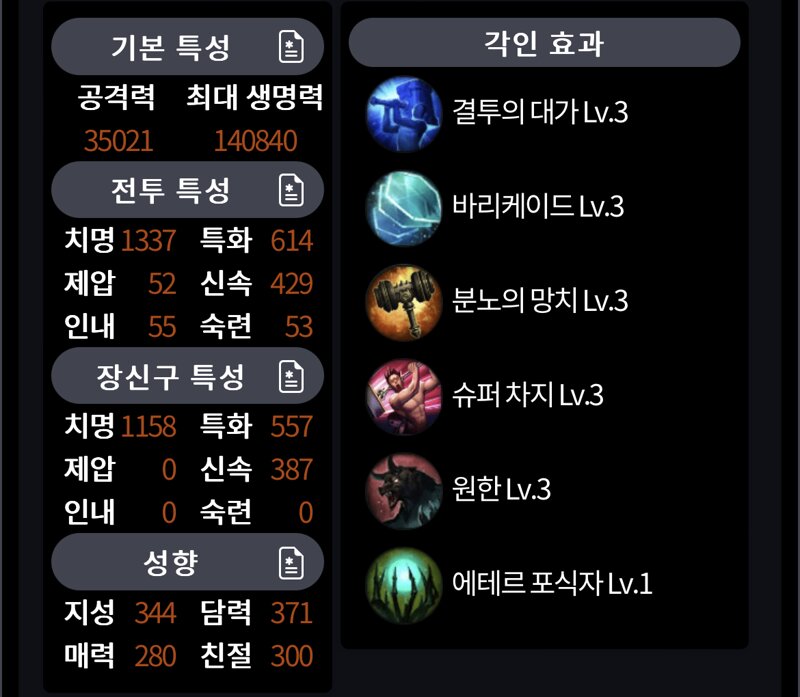 로스트아크 인벤 고대 특성비 이정도 어떠함 로스트아크 인벤 디스트로이어 게시판