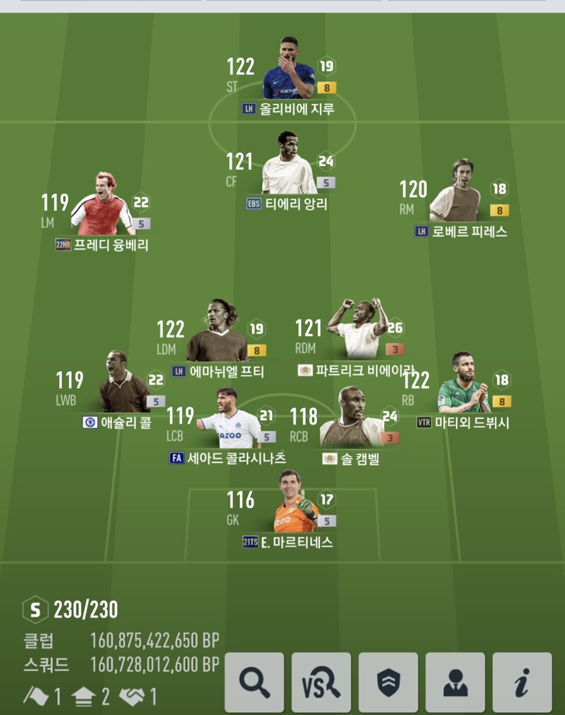 Fc 온라인 인벤 1500억 아스날 스쿼드 평가좀 부탁 드립니다 행님들 Fc 온라인 인벤 팀전술 평가 상담 게시판