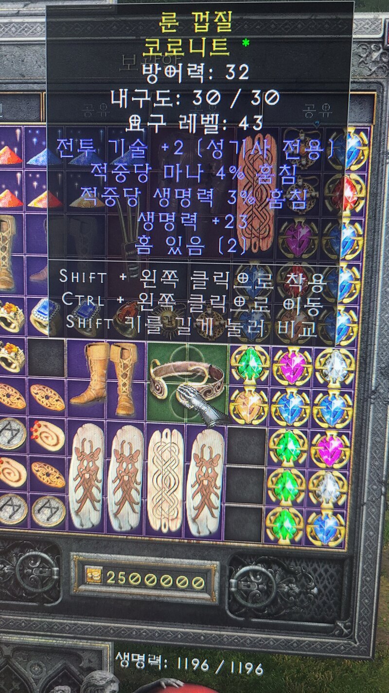 뚝엉 2개 감정좀요 디아블로2 득템and자랑 게시판 디아블로2 인벤