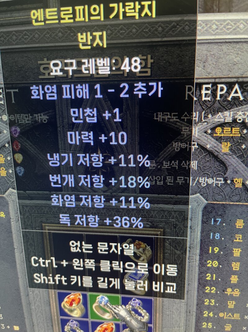 반지좀 봐주세요 복받으실꺼에요 1 디아블로2 득템and자랑 게시판 디아블로2 인벤