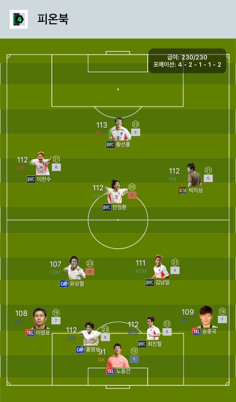 Fc 온라인 인벤 한국팀 일케가면 성능 괜찮게 나올까요 Fc 온라인 인벤 자유게시판