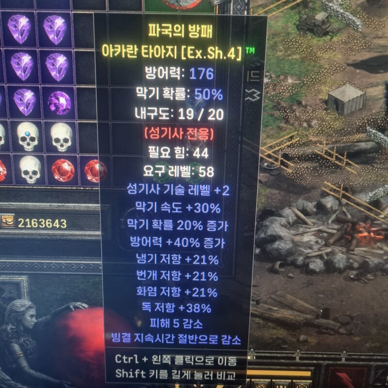 팔라 레어방패 요런놈도 쓰나요 디아블로2 자유 게시판 디아블로2 인벤