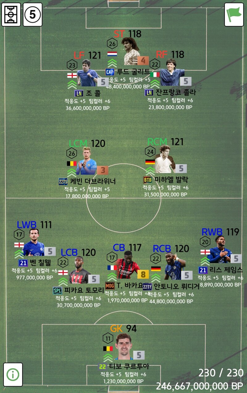 Fc 온라인 인벤 2500억 잉글랜드 Vs 첼시 추천해주세여 Fc 온라인 인벤 팀전술 평가 상담 게시판