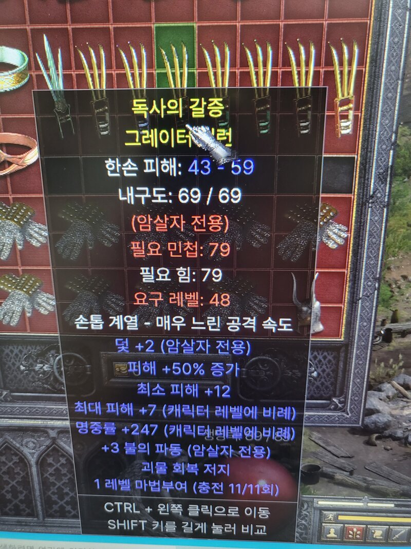 그라언니 고르고 고른건데 함 봐줘욤 디아블로2 득템and자랑 게시판 디아블로2 인벤