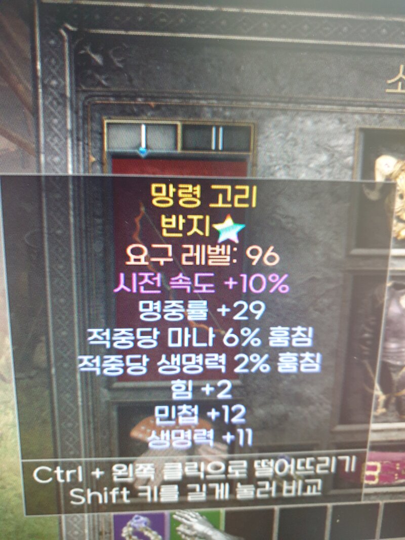 크랩링 망인가용 감정부탁드립니닷~ 디아블로2 득템and자랑 게시판 디아블로2 인벤