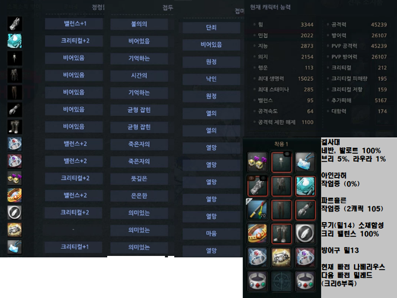 마비노기영웅전 인벤 다음 스펙업은 무엇을 하면 될까요스펙 정리했어요 마영전 인벤 자유 게시판