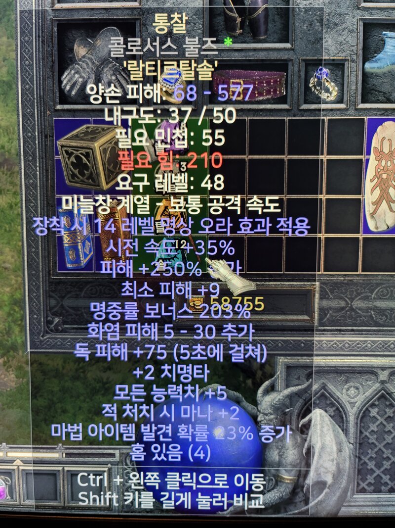 불즈 통찰 거래가치가 있을까요 디아블로2 득템and자랑 게시판 디아블로2 인벤