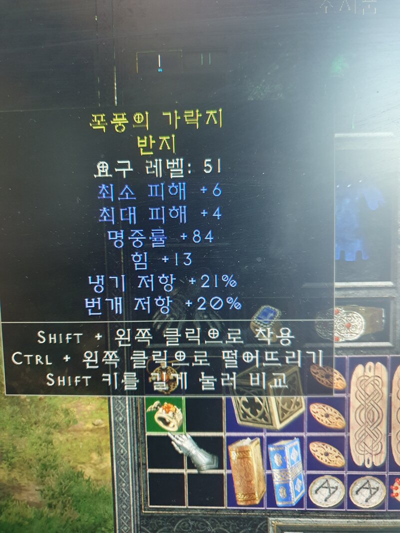 목걸이하고 링 좀 봐주세요 디아블로2 득템and자랑 게시판 디아블로2 인벤