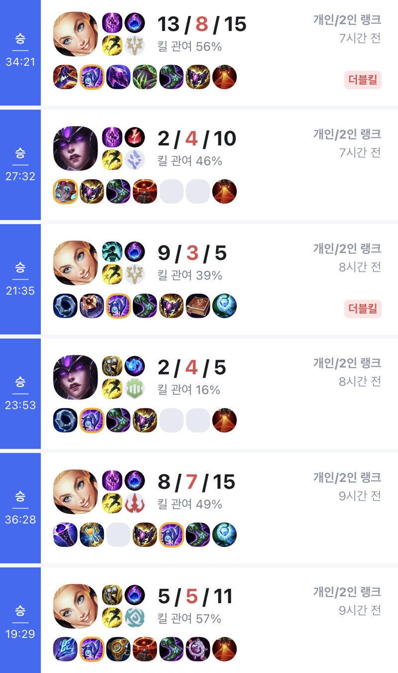 리그오브레전드 인벤 아니 어제 연승하니까 초기화되네 Lol 미드 게시판