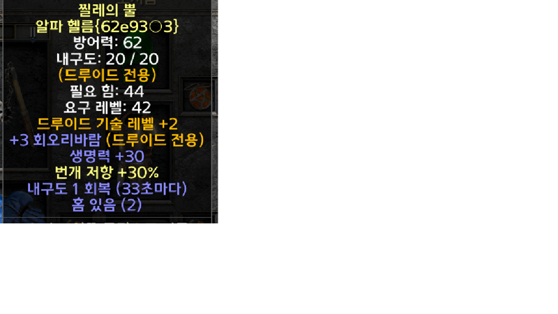 드루 이거좀 봐주세요 디아블로2 자유 게시판 디아블로2 인벤