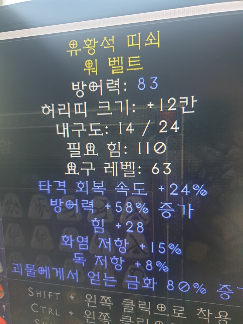 삥벨트 어떤가요 디아블로2 자유 게시판 디아블로2 인벤