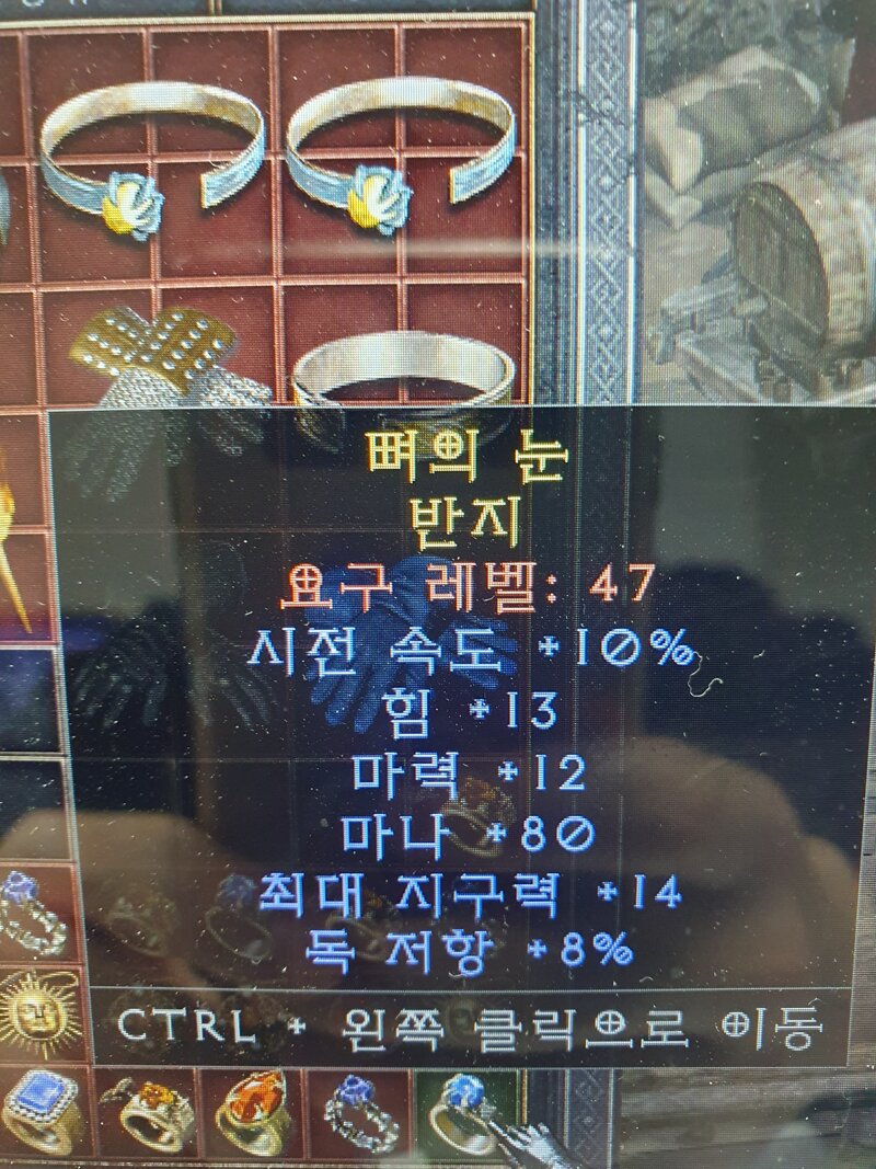 반지 감정부탁드려요 행님들 디아블로2 자유 게시판 디아블로2 인벤