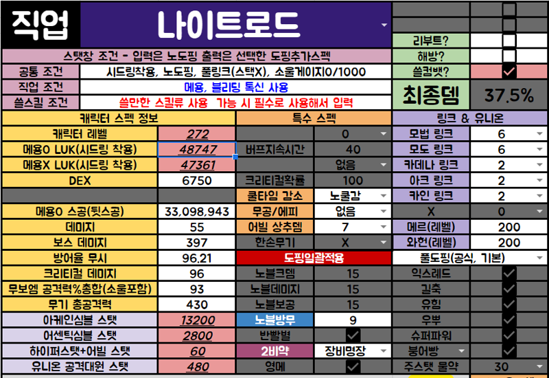 메이플스토리 인벤 환산 주스텟 부스텟 입력 메이플스토리 인벤 자유게시판