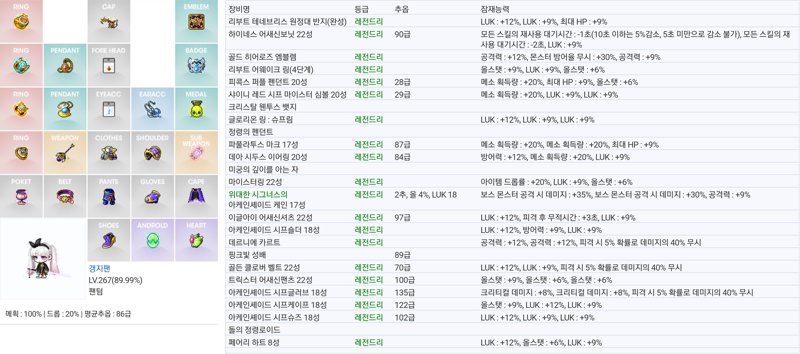 메이플스토리 인벤 54층 검마목표 템진단부탁드려요 메이플스토리 인벤 에오스핼리오스 게시판