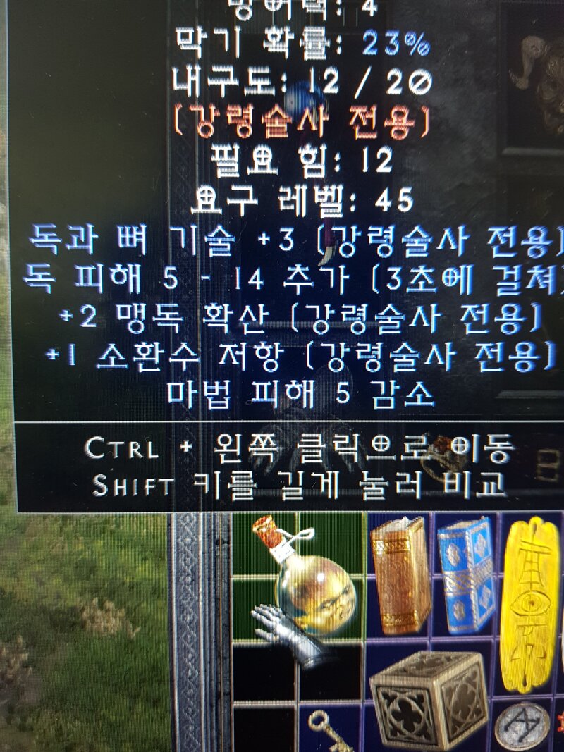 독넥 짭방패 주워보긴하네요 ㅋ 디아블로2 자유 게시판 디아블로2 인벤