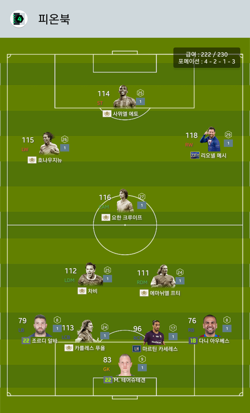 Fc 온라인 인벤 바르셀로나 스쿼드 Fc 온라인 인벤 자유게시판