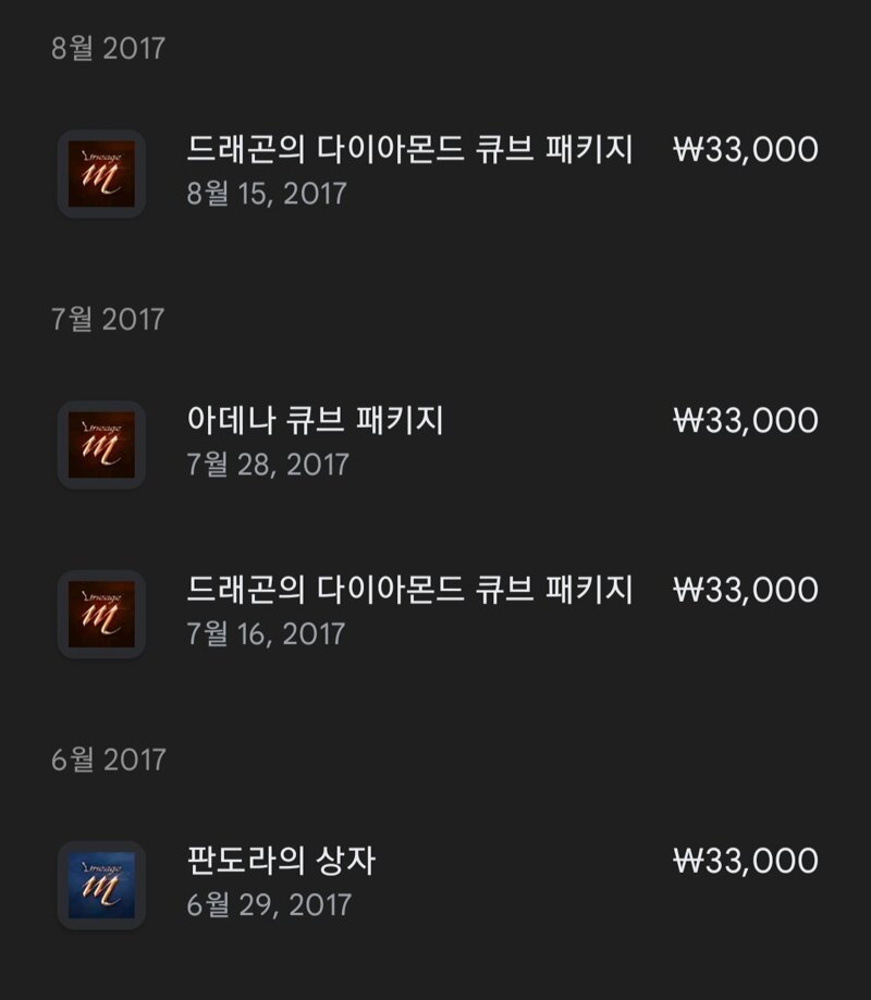 리니지m 인벤 5년간 과금이력 리니지m 인벤 자유 게시판