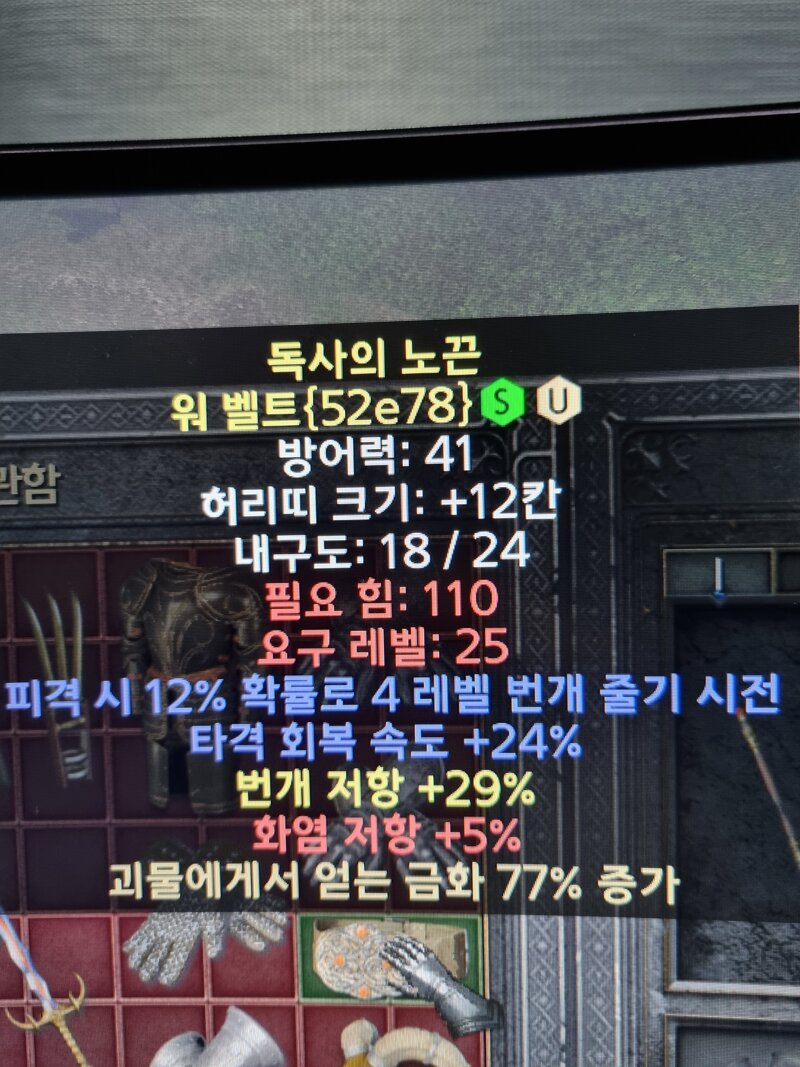 삥벨트 내수인가요 디아블로2 득템and자랑 게시판 디아블로2 인벤