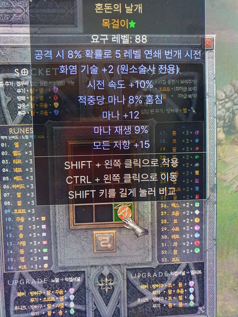 역시 목걸이는 스킬 디아블로2 자유 게시판 디아블로2 인벤
