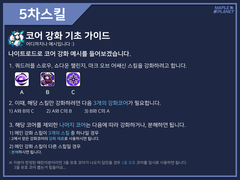 메이플스토리 인벤 메린이를 위한 메이플 백과사전 V매트릭스 메이플스토리 인벤 팁과노하우 게시판