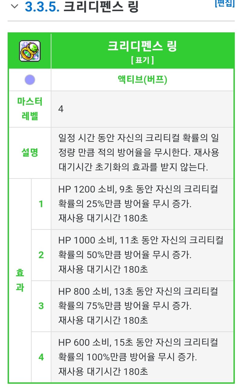 메이플스토리 인벤 의외로 가성비 정말 좋은 시드링 메이플스토리 인벤 자유게시판