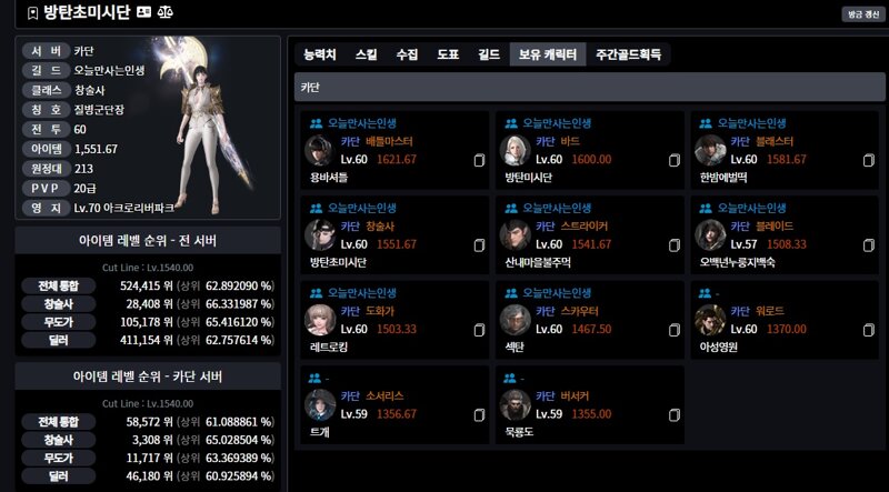 로스트아크 인벤 방탄초미시단그시절의날씨 하누파찾스트레스 2연속 로스트아크 인벤 서버 사건사고 게시판