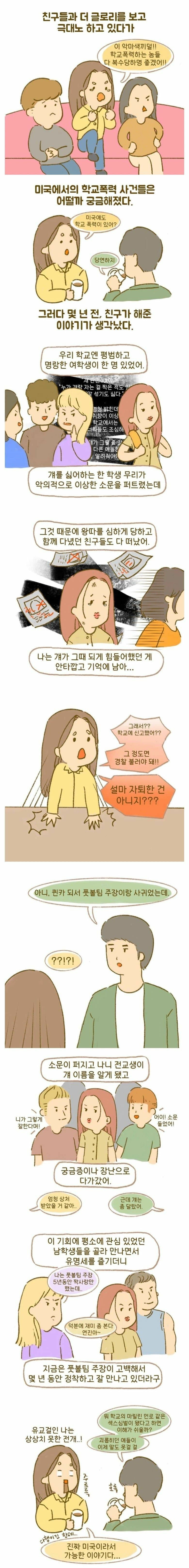 미국식 학폭 복수법 오픈이슈갤러리 인벤