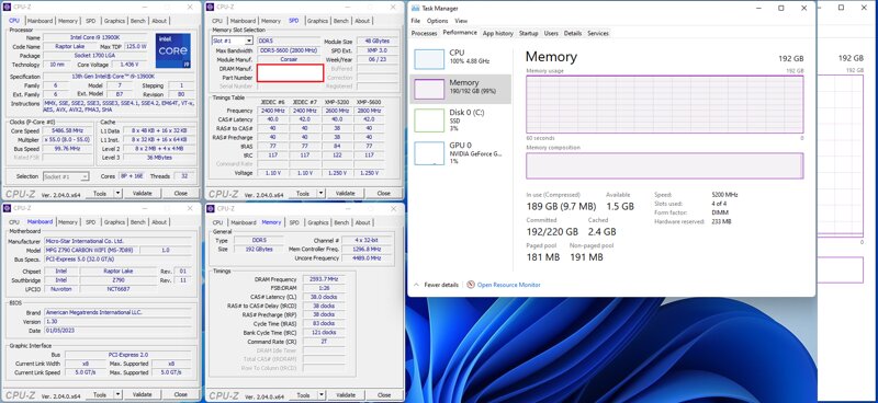 Msi 인벤 Msi 인텔 700600 시리즈 메인보드 최대 192gb Ddr5 메모리 지원 안내 Msi 브랜드 뉴스