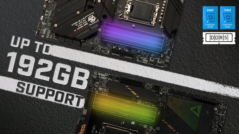 Msi 인벤 Msi 인텔 700600 시리즈 메인보드 최대 192gb Ddr5 메모리 지원 안내 Msi 브랜드 뉴스