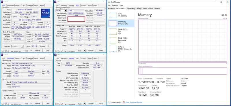 Msi 인벤 Msi 인텔 700600 시리즈 메인보드 최대 192gb Ddr5 메모리 지원 안내 Msi 브랜드 뉴스