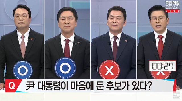 당대표 토론회 질문 수준 오픈이슈갤러리 인벤