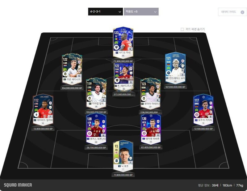 Fc 온라인 인벤 11조 뮌헨 조언 및 평가 부탁드려요 형님들 Fc 온라인 인벤 팀전술 평가 상담 게시판