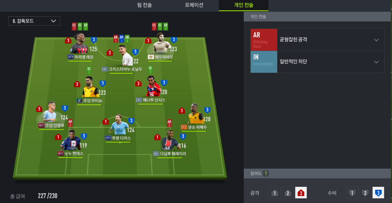 Fc 온라인 인벤 포르투갈 개인전술 훈수 부탁드립니다 Fc 온라인 인벤 감독모드 게시판