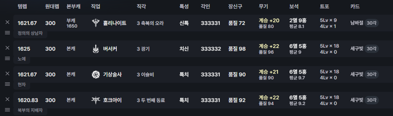 로스트아크 인벤 광기 상아탑 하드 2넴 라카이서스 공략 로스트아크 인벤 버서커 게시판