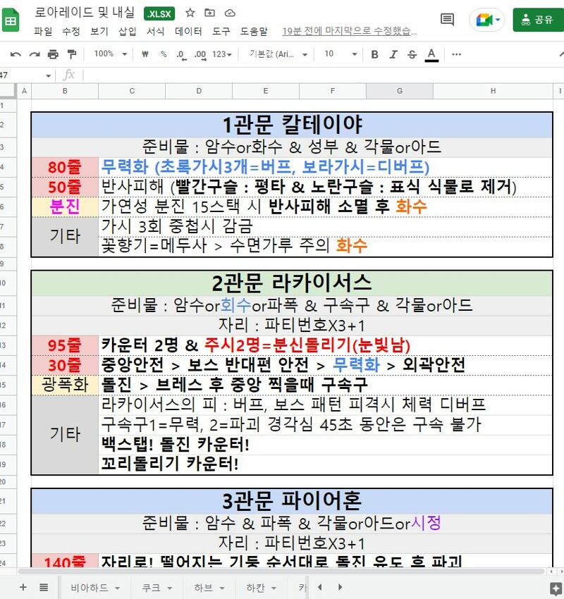 로스트아크 인벤 레이드 공략 And 내실 모음집 올리고 자야지 로스트아크 인벤 자유 게시판