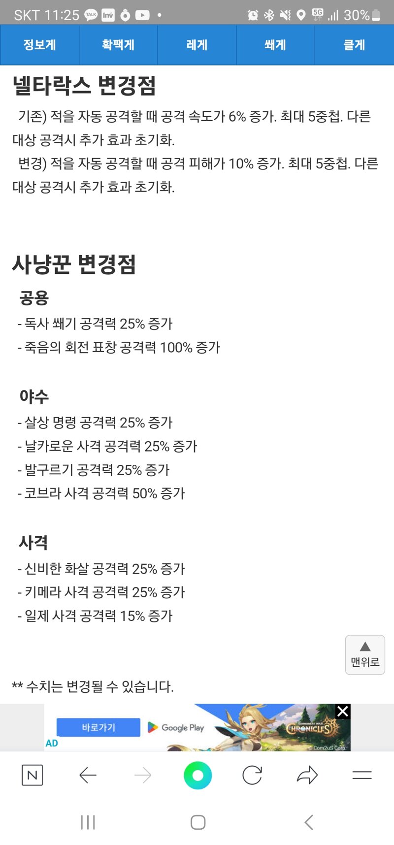 월드 오브 워크래프트 인벤 냥꾼 엄청난 상향 ㄷㄷ 와우 인벤 확장팩 게시판