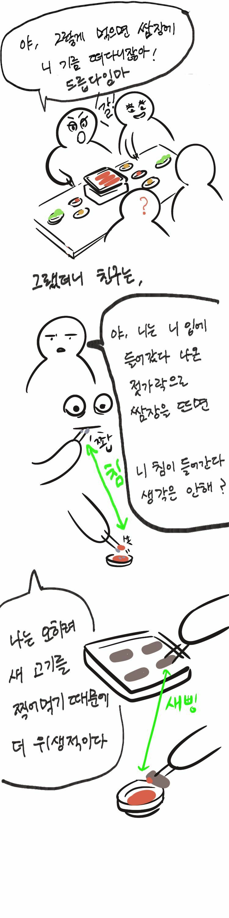 메이플스토리 인벤 고기집 가서 쌈장 먹는 방법 Manhwa 메이플스토리 인벤 자유게시판