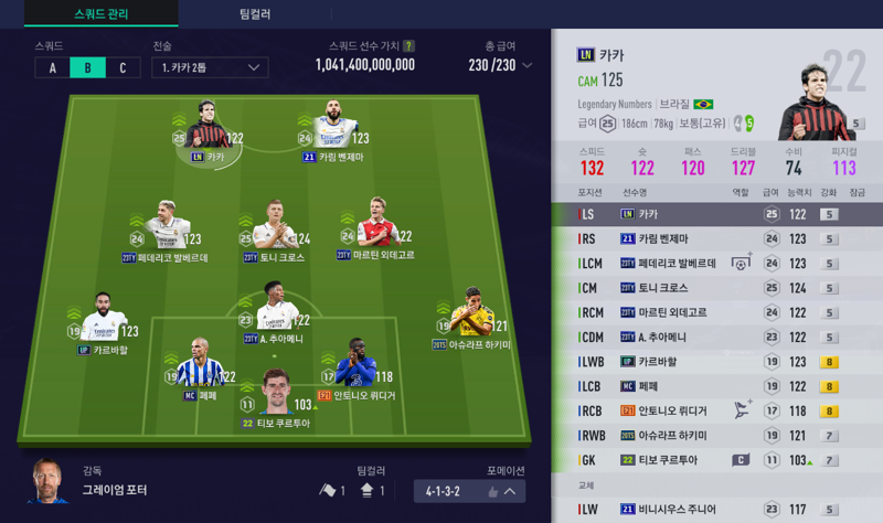 Fc 온라인 인벤 총 1조 레알 스쿼드 피드백좀 주세요 인게임 Fc 온라인 인벤 팀전술 평가 상담 게시판