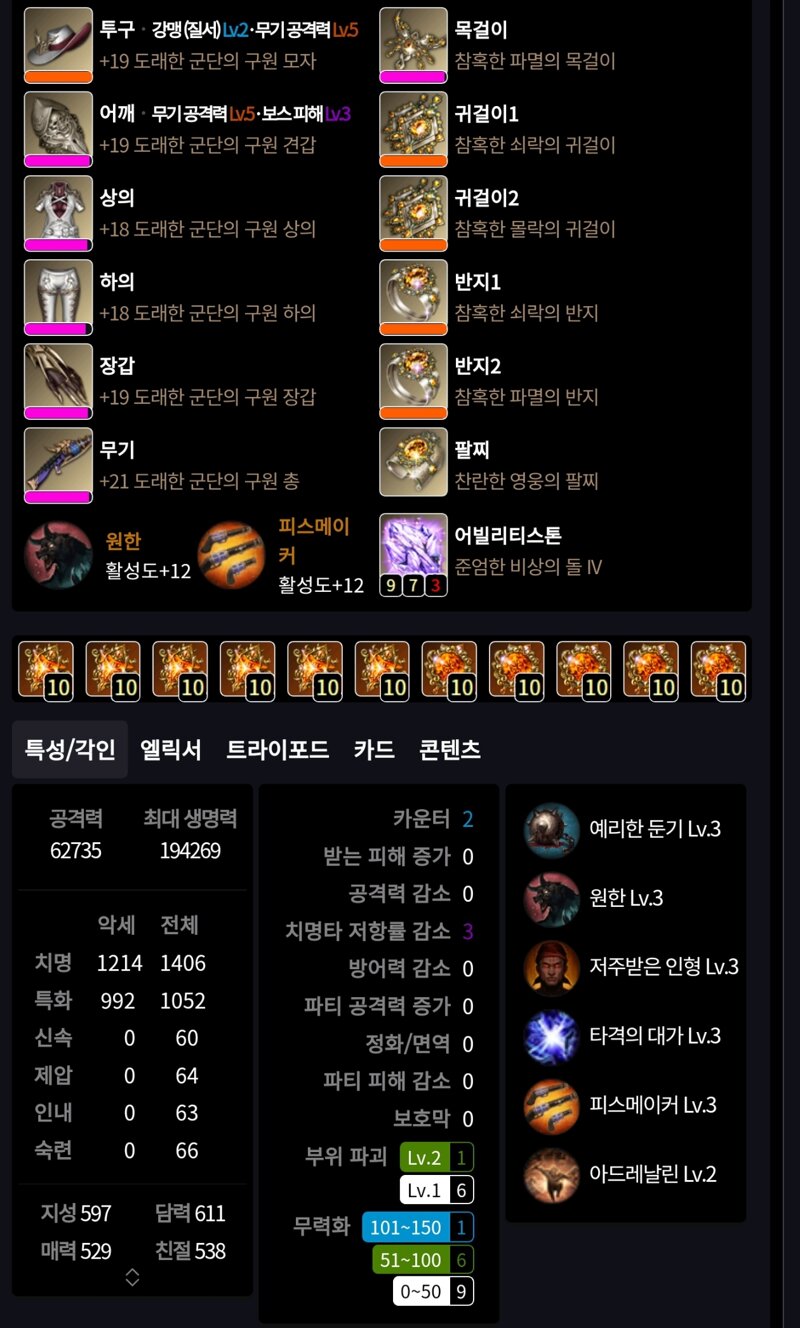 로스트아크 인벤 걍 부가스펙 충만하면 딱렙으로도 가더라 로스트아크 인벤 자유 게시판