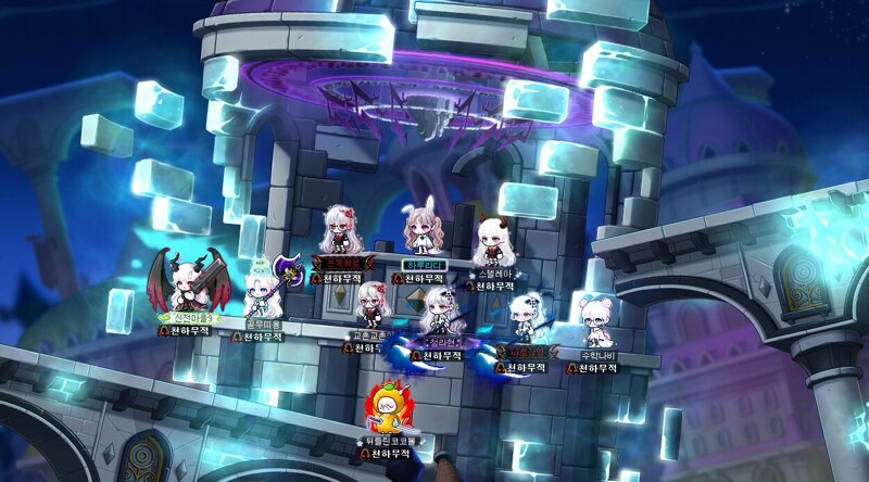 메이플스토리 인벤 ⭐ 루나 Lv30 만렙 길드 천하무적 길드원 모집합니다 플래그 수로 Lv210 이상