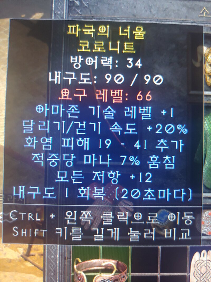 디린이 뚜껑 감정좀 해주세요 디아블로2 득템and자랑 게시판 디아블로2 인벤