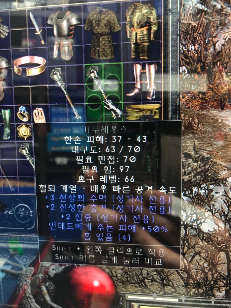 셉터좀 봐주세요 형님들 ~~ 디아블로2 자유 게시판 디아블로2 인벤
